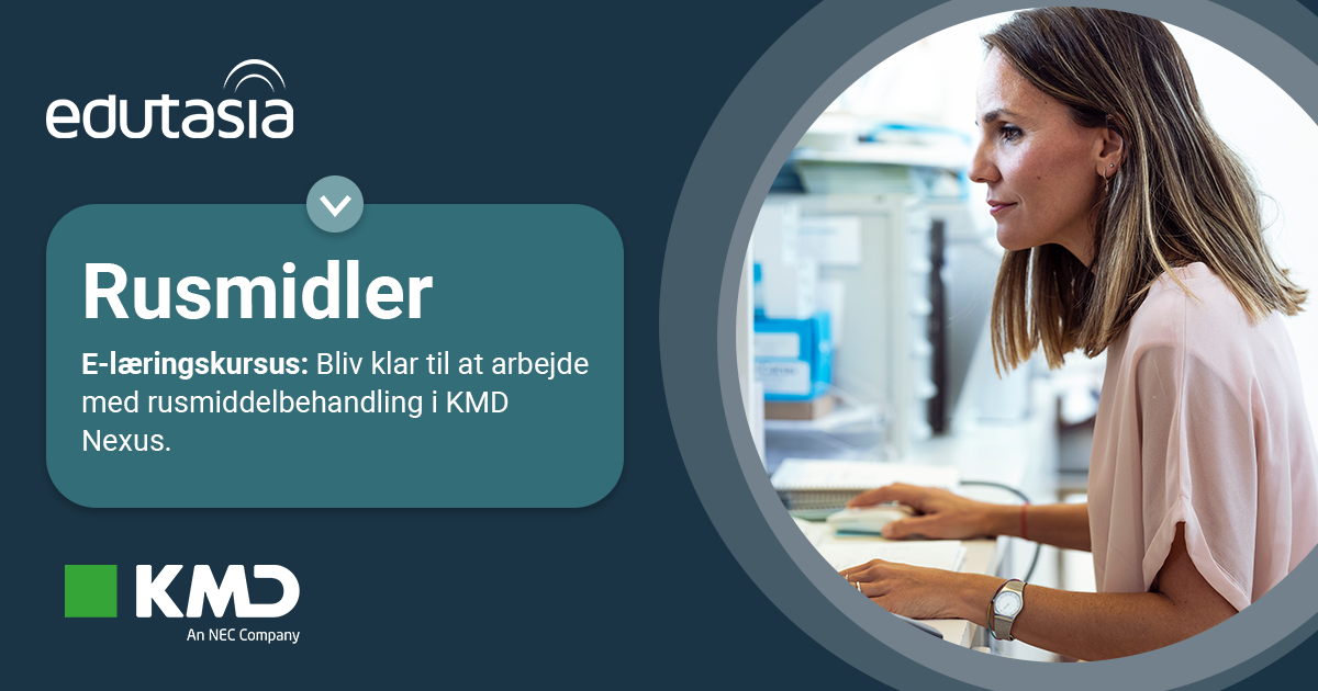 læringskursus: Rusmidler i KMD Nexus